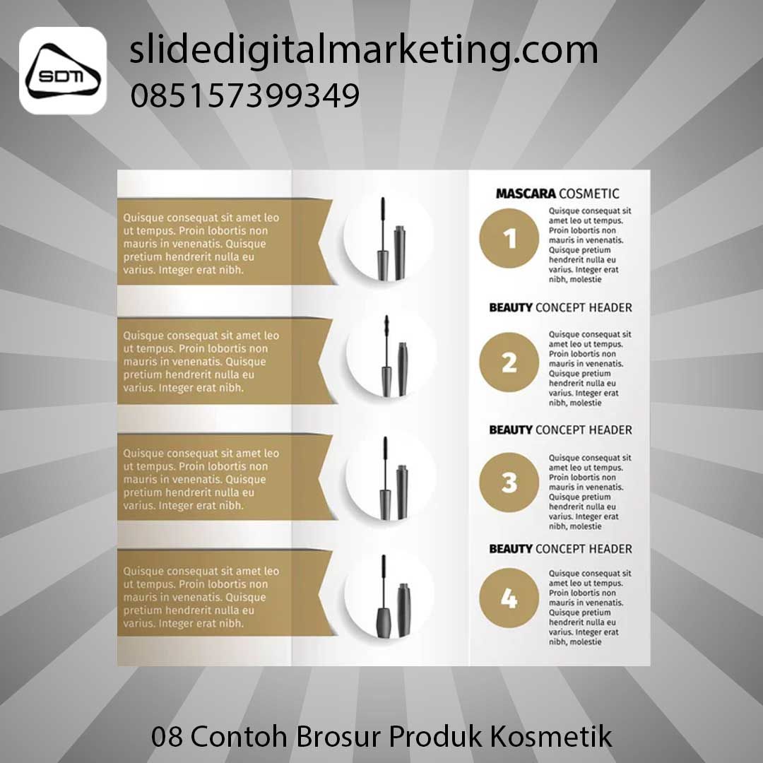 10+ Contoh Brosur Pamflet Leaflet Poster Produk Kosmetik